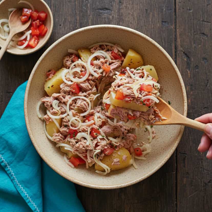 Receita de Atum Gratinado com Batata e Tomate - Dicas e Dicas