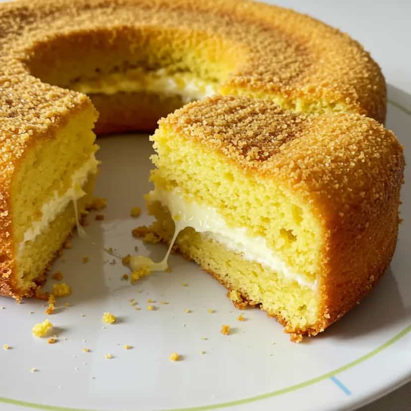 Receita de Bolo Cremoso de Queijo e Fubá - Dicas e Dicas