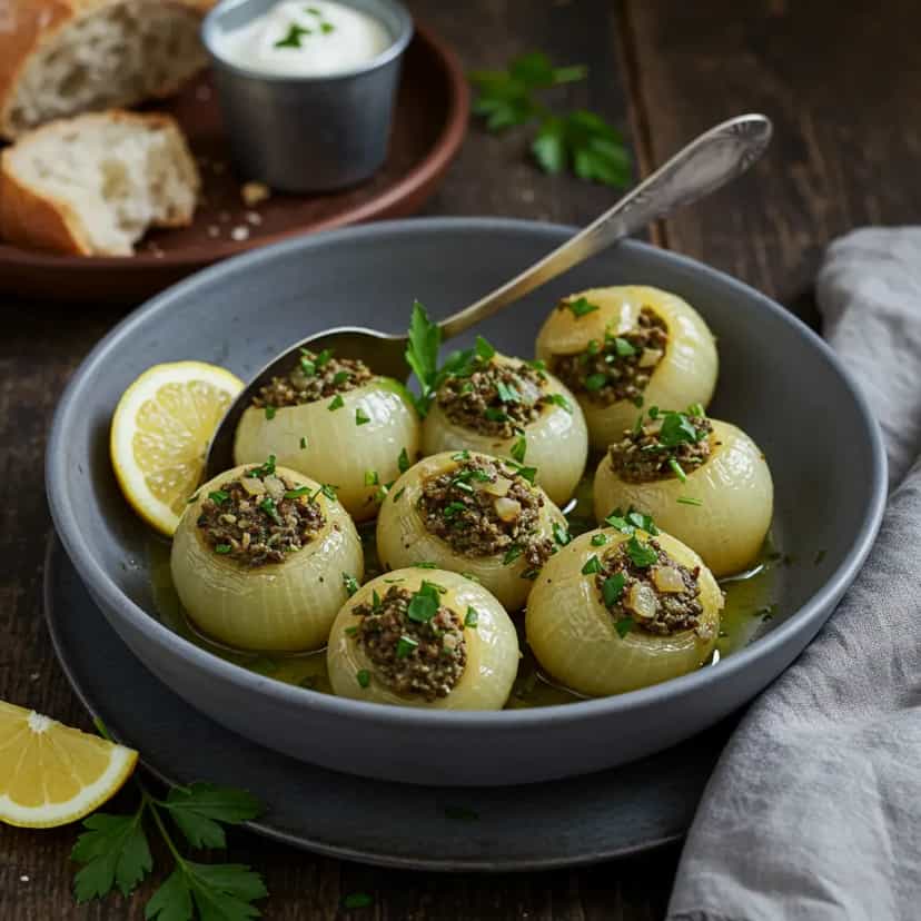 Receita de Cebolas Recheadas com Carne Moída - Dicas e Dicas