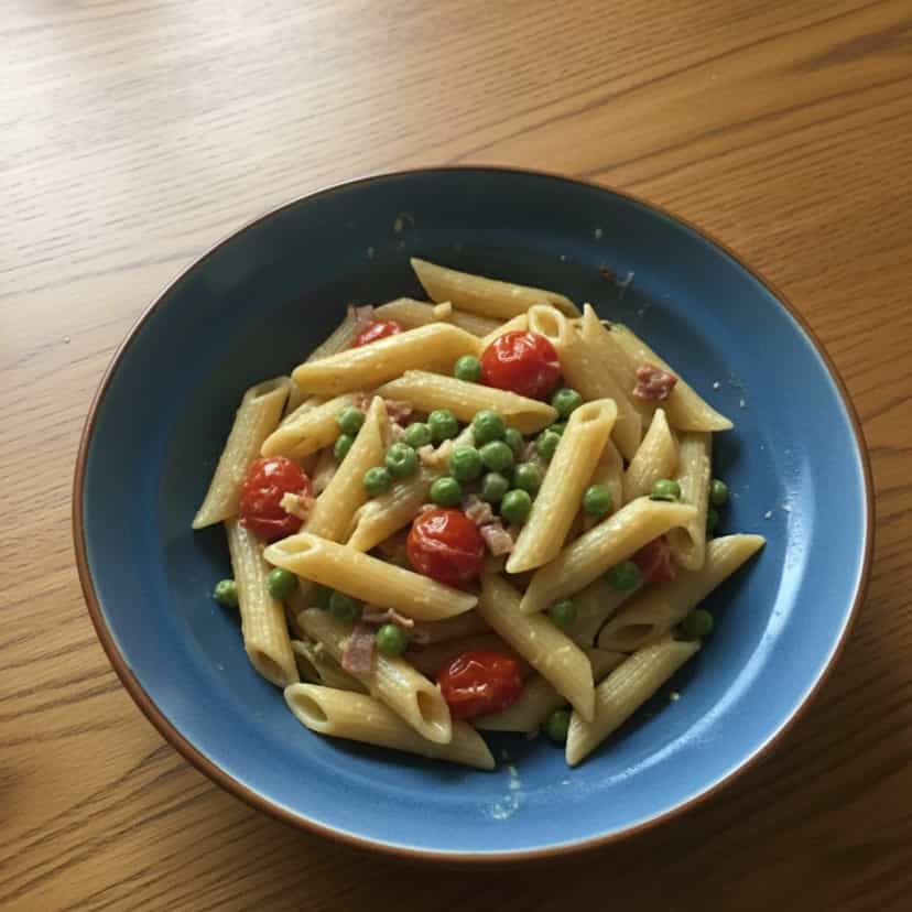 Receita de Penne com Bacon e Ervilha Fresca - Dicas e Dicas