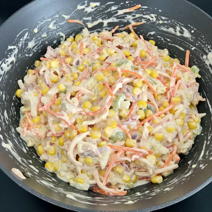 Receita de Salpicão de Pernil Desfiado - Dicas e Dicas